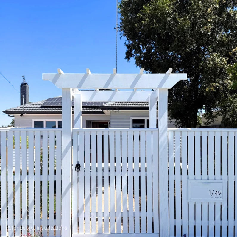 Milkcan Geneva Parcel Fence/Brick Letterbox - Aussie Clotheslines ...