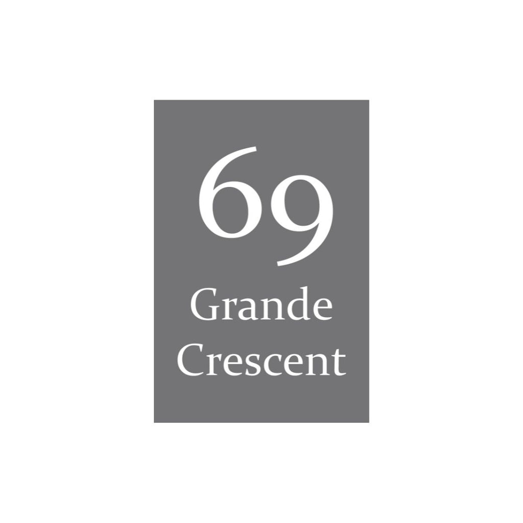 Basalt Colorbond Steel Address Sign with Vinyl Text - 400 x 600mm ...