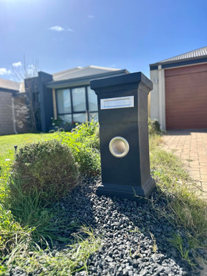 Freestanding Letterbox | Modern Pillar Letterbox Designs – Aussie ...