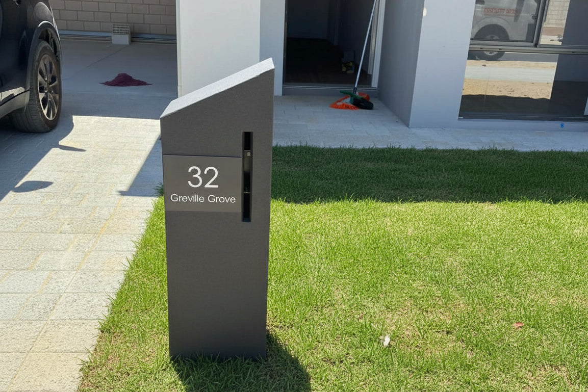 Freestanding Letterboxes Perth | Pillar Letterbox Designs - Aussie ...