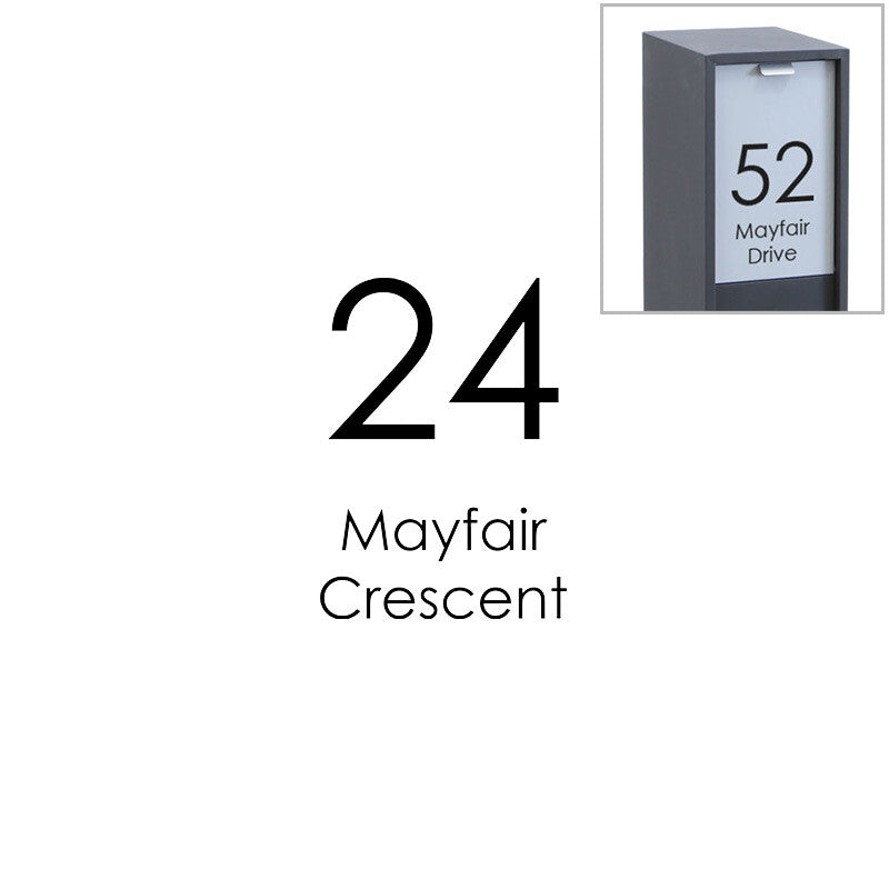 Austin Custom Address Decal Sticker – Aussie Clotheslines & Letterboxes