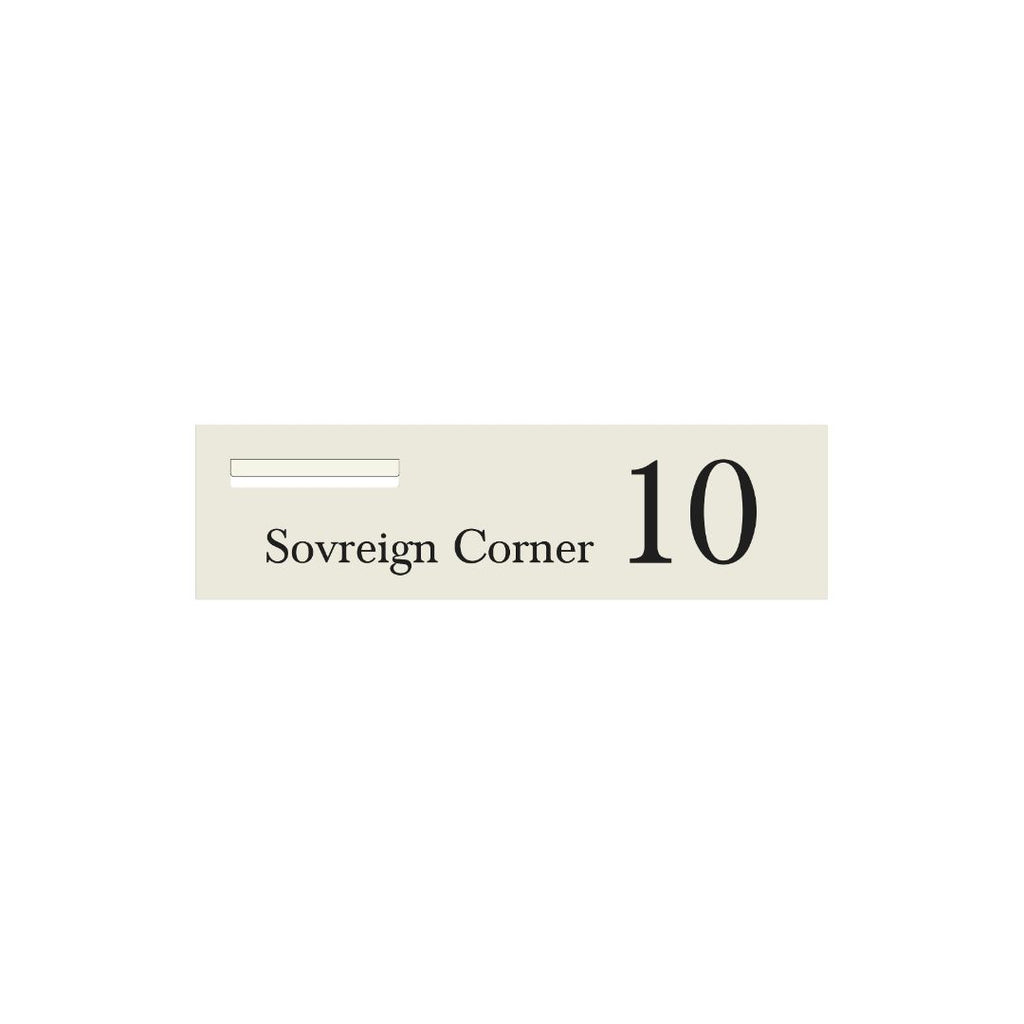 Surfmist Powder-Coated Aluminium Letterbox Faceplate 900 x 250 - 240 S ...