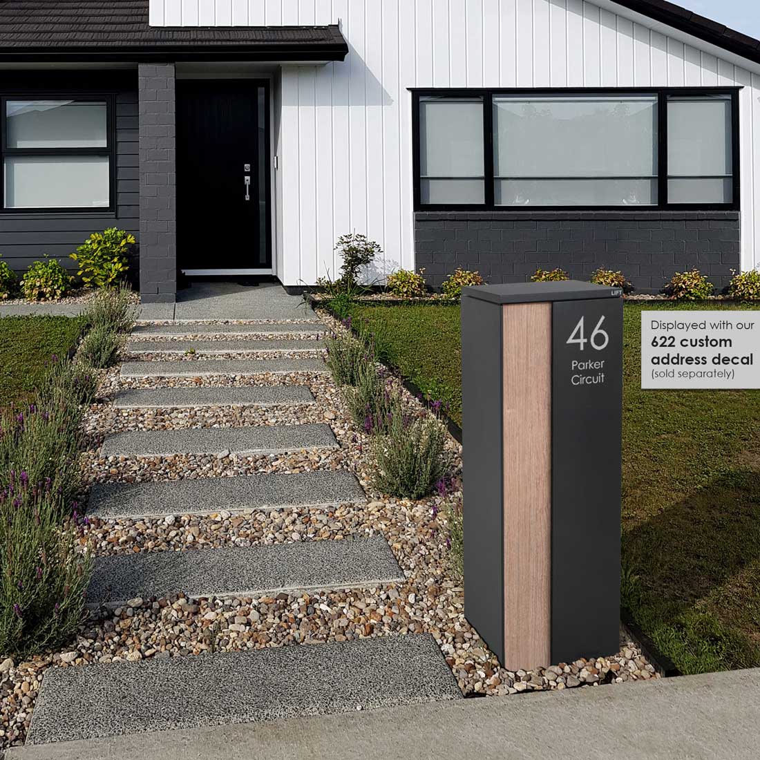 Milkcan Ascot Parcel & Mail Pillar – Aussie Clotheslines & Letterboxes